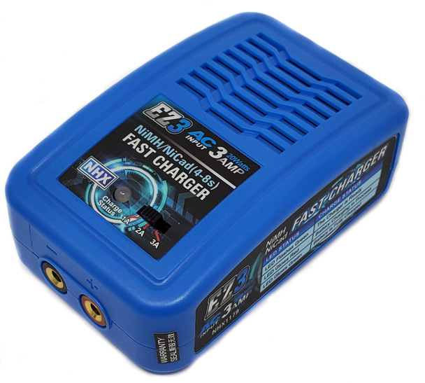 NHX EZ3 NiMH / NiCad Fast AC Charger w/ Deans / EC3 / Tamiya Adapter ...