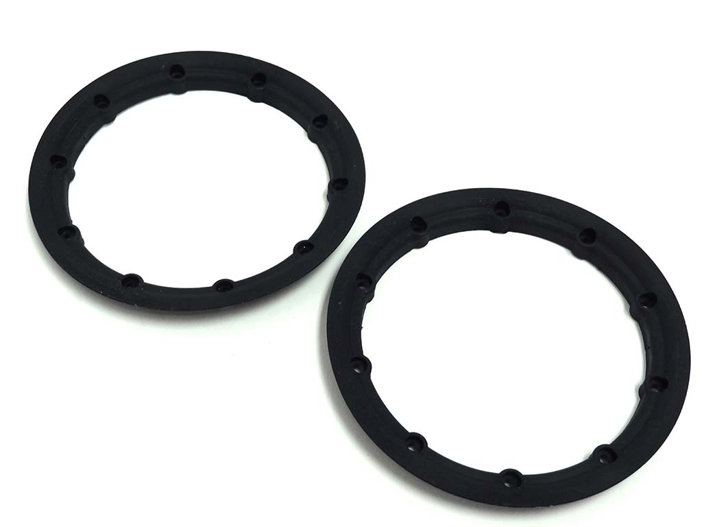 Rovan 1/5 F5 Race Car Black Nylon Outer Beadlocks (Set of 2) Fits MCD ...