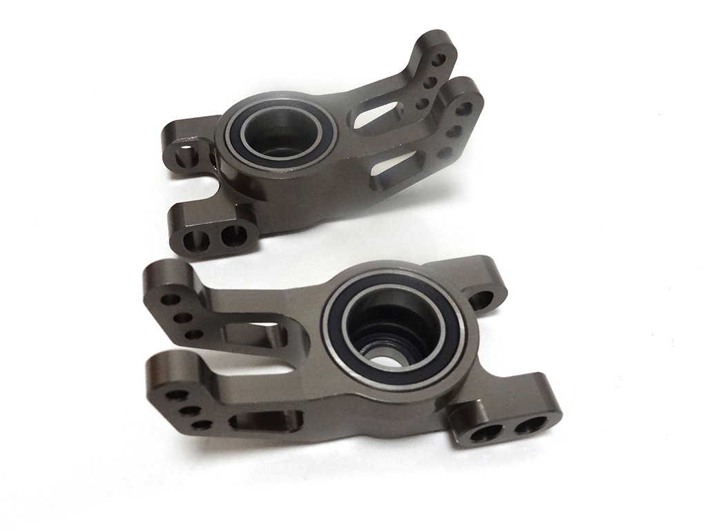 Rovan ROFUN F5 CNC Aluminum Rear Wheel Bearing Carrier Set - Rovan RC