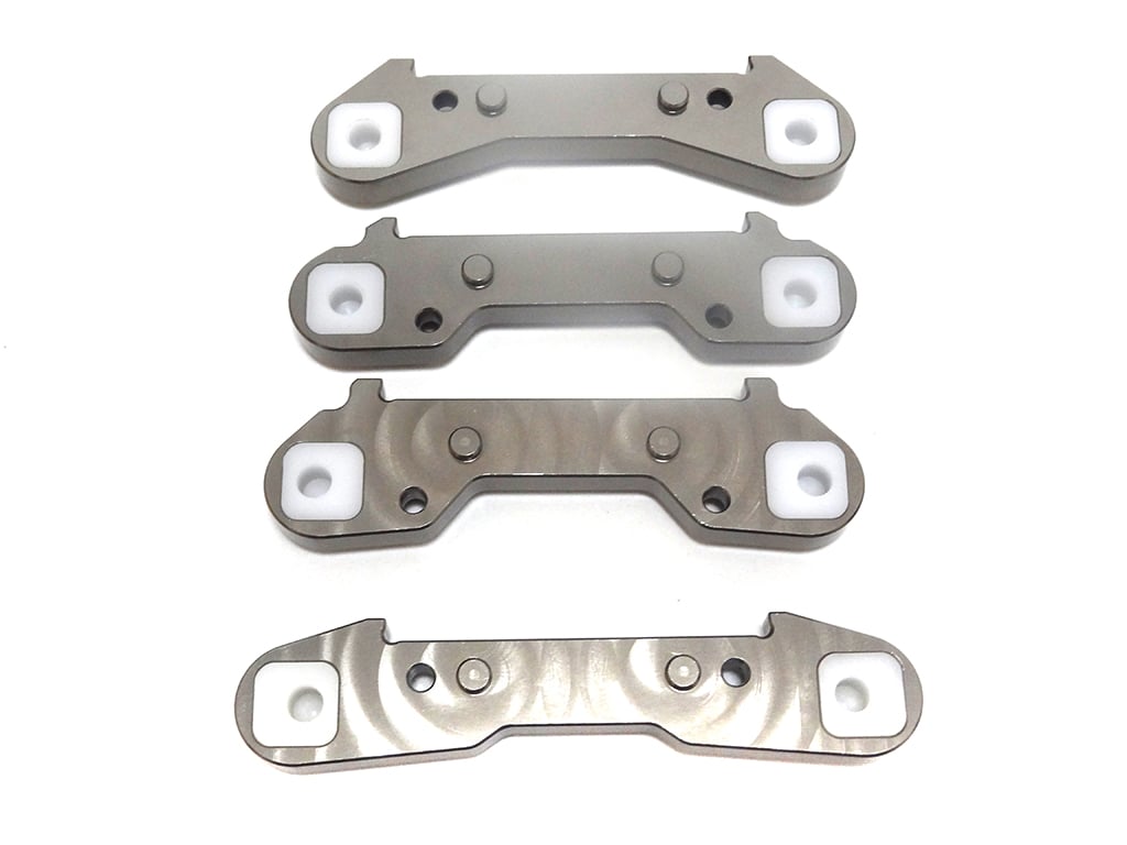 Rovan ROFUN F5 CNC Aluminum Front & Rear HD 8mm thick hinge pin braces ...