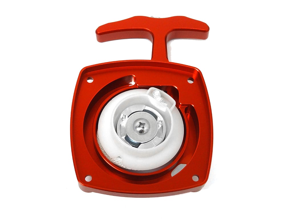 CNC Billet Aluminum Pull Start with CNC turbine for 23cc-30.5cc engines ...